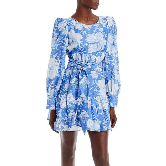 LoveShackFancy | Dresses | Loveshackfancy Womens Teyana Blue Tie Back ...